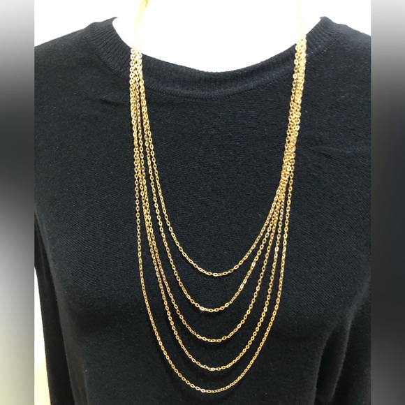 Jewelry | Gold Toned Chain Bundle | Poshmark